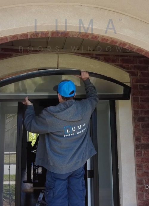 New Single Steel Front Door in Regent Park | Luma Windows + Doors