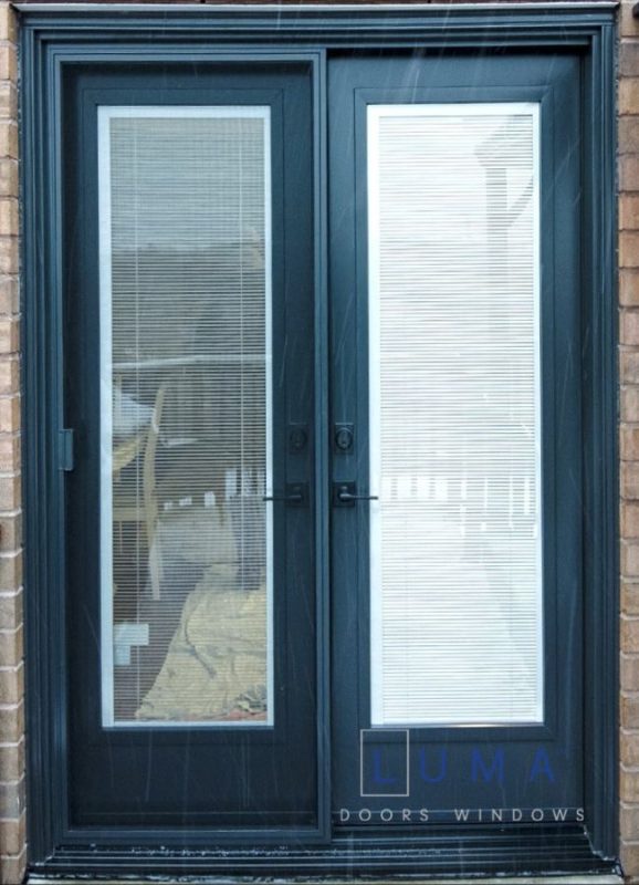 Unique Double Back Door With Glass Privacy Inserts ☑️ LUMA