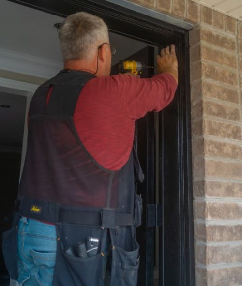 Stunning Black Double Entry Door Install | Luma Doors + Windows