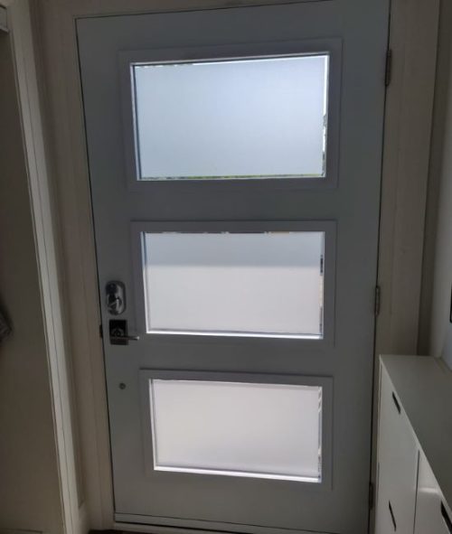 Black Front Door and Sliding Door Installation | Luma Doors