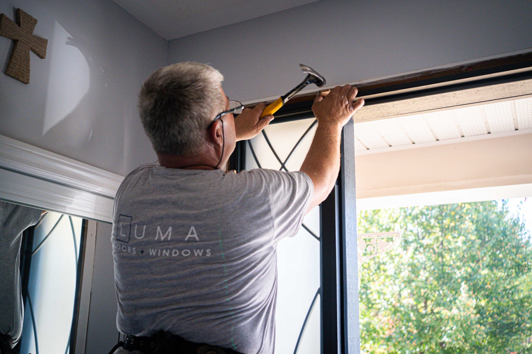 Black Fiberglass Entry Door Upgrade | LUMA