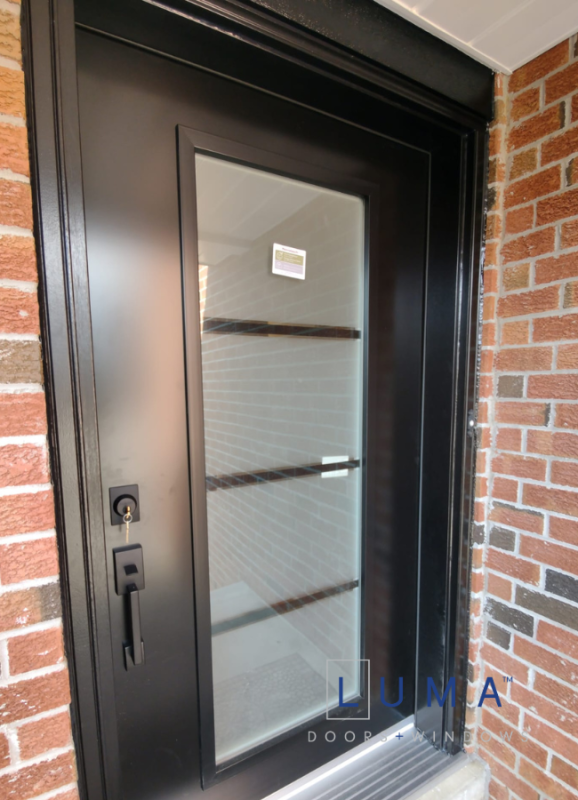 Product | Steel Door with Novatech Pure Glass Design